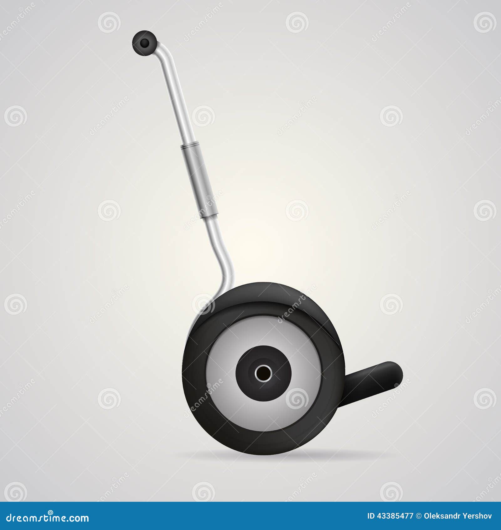 Illustration of Segway a Side View. Stock Vector - Illustration of ...