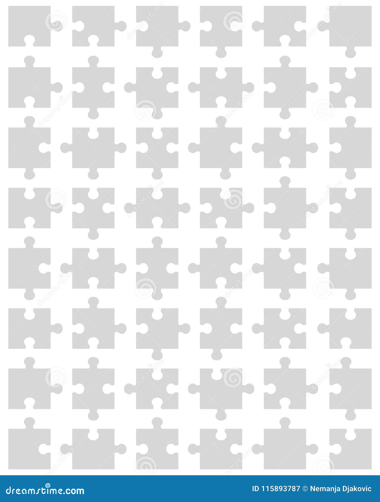 Parts of gray puzzle stock illustration. Illustration of match - 115893787