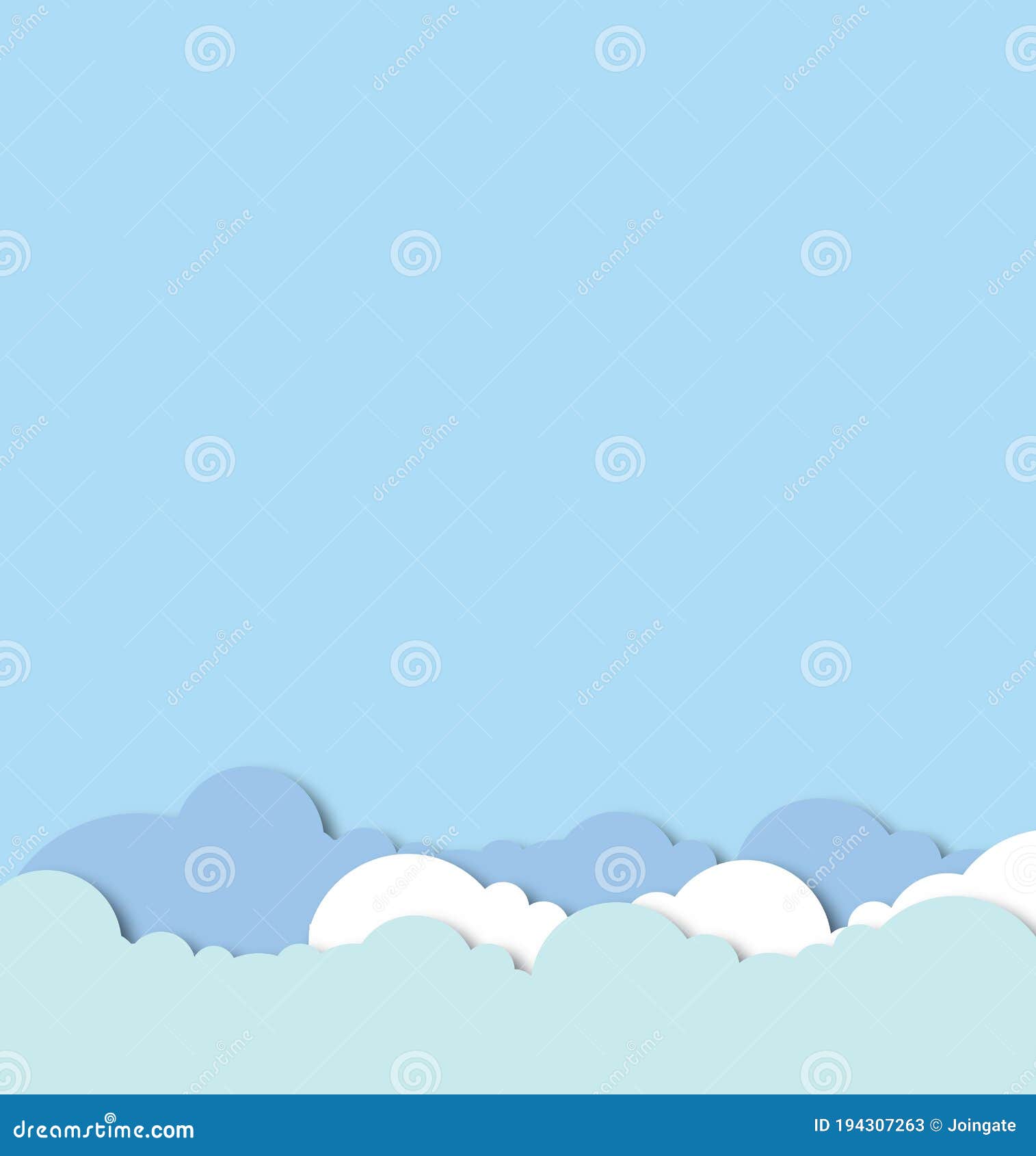 Cloud papercut stock image. Image of clouds, space, modern - 194307263