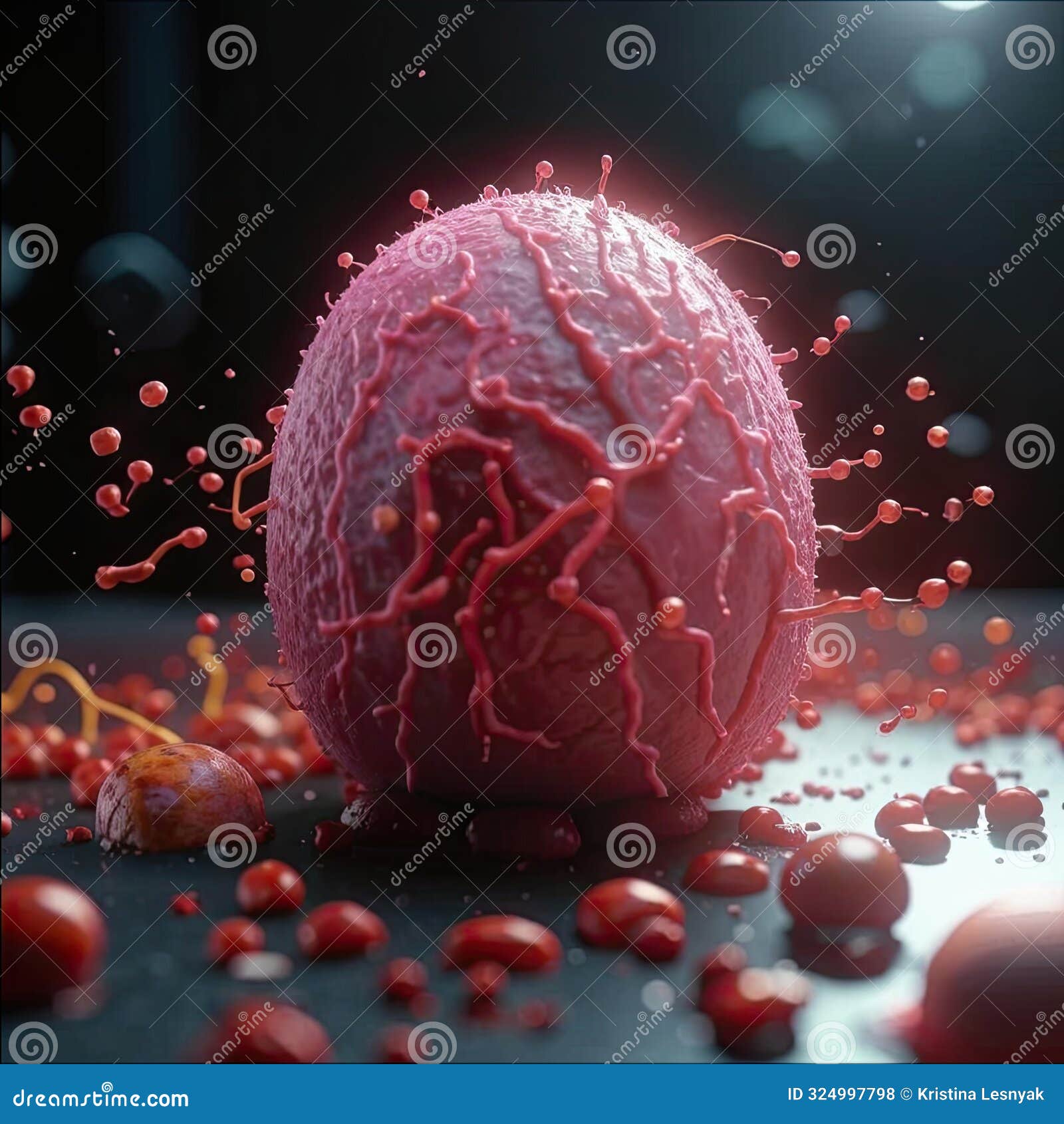 Illustration of a Set of Cells Reproduction Stock Illustration ...