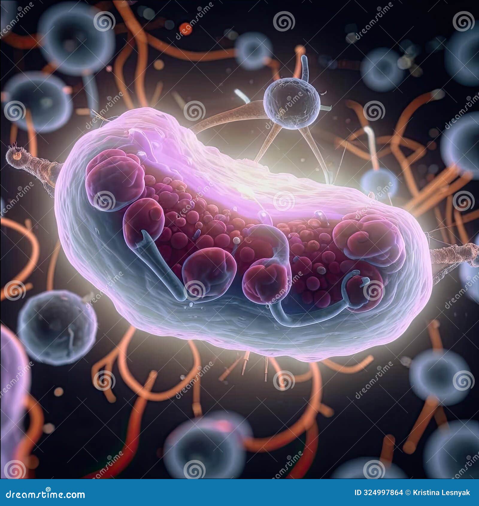 Illustration of a Set of Cells Reproduction Stock Illustration ...