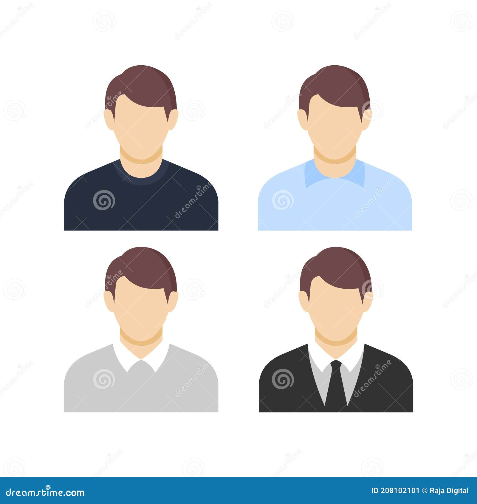 People Avatar, Man, Bussinessman Icon, Guy Vector Image Stock Vector ...