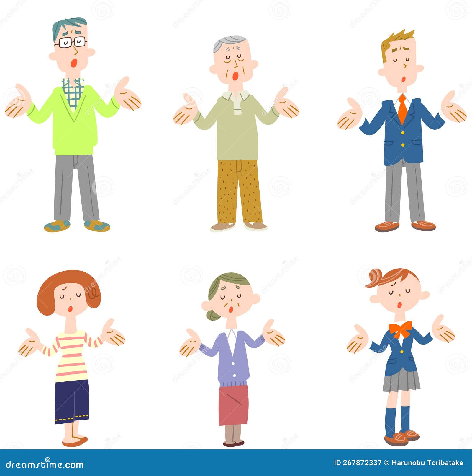 Various Generations Representation Set. Social Groups Concept Vector ...