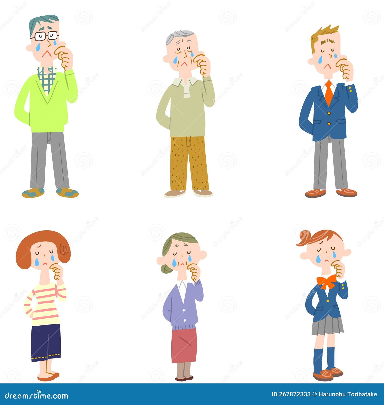 People In Tears, Whiny Mood. Crying, Weeping, Sobbing, Whining Tearful ...