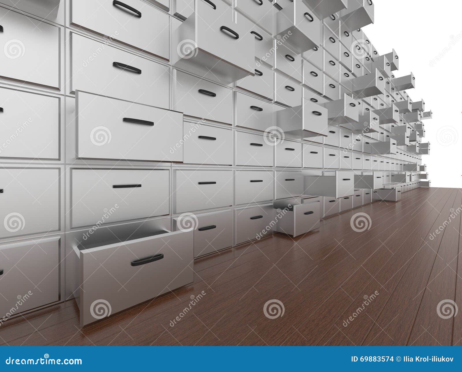 Illustration Set Of Retractable Boxes Stock Image | CartoonDealer.com ...