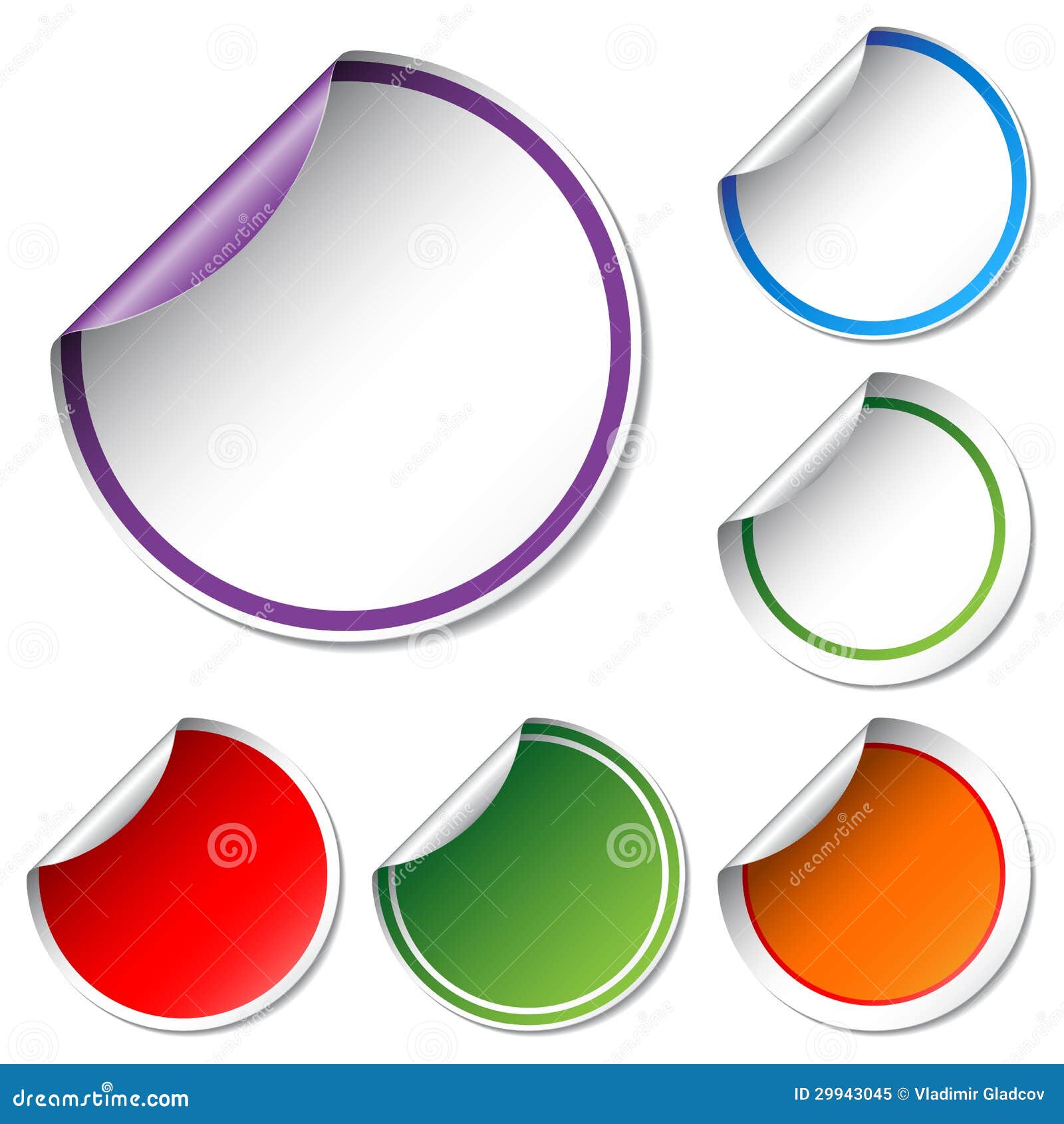 Vector stickers stock vector. Illustration of coupon - 29943045