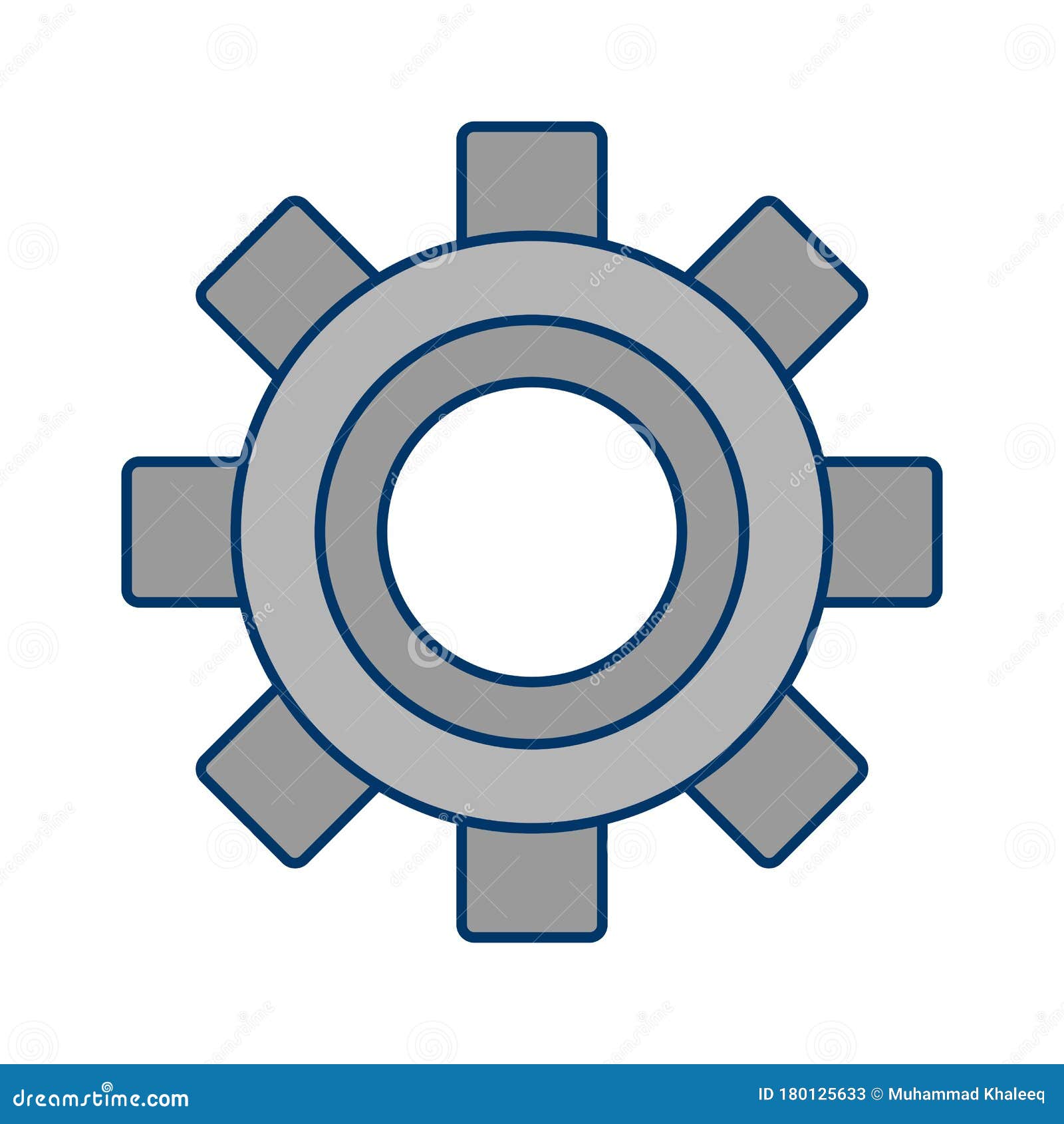 Illustration Settings Icon for Personal and Commercial Use. Stock ...