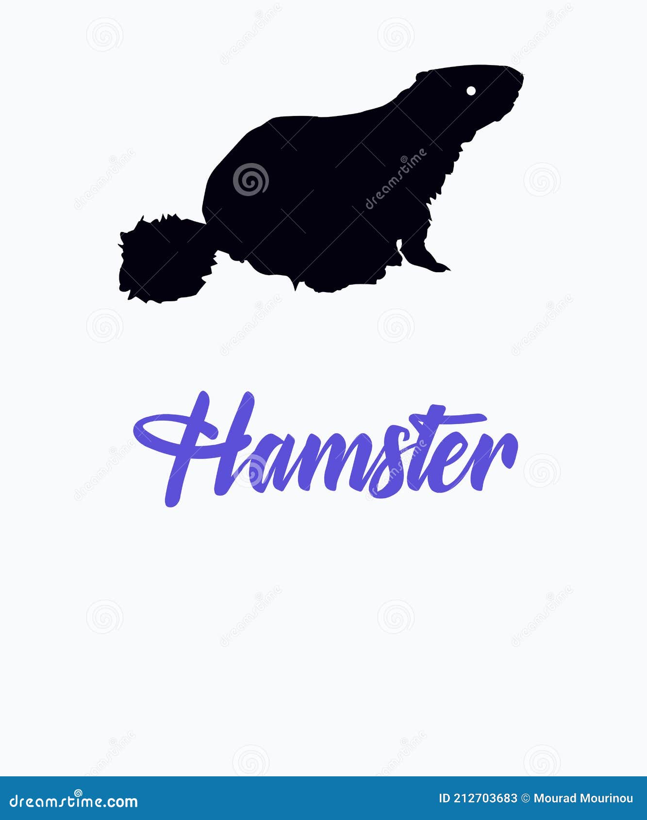 Illustration Of A Shadow Of Hamster Royalty-Free Stock Photography ...