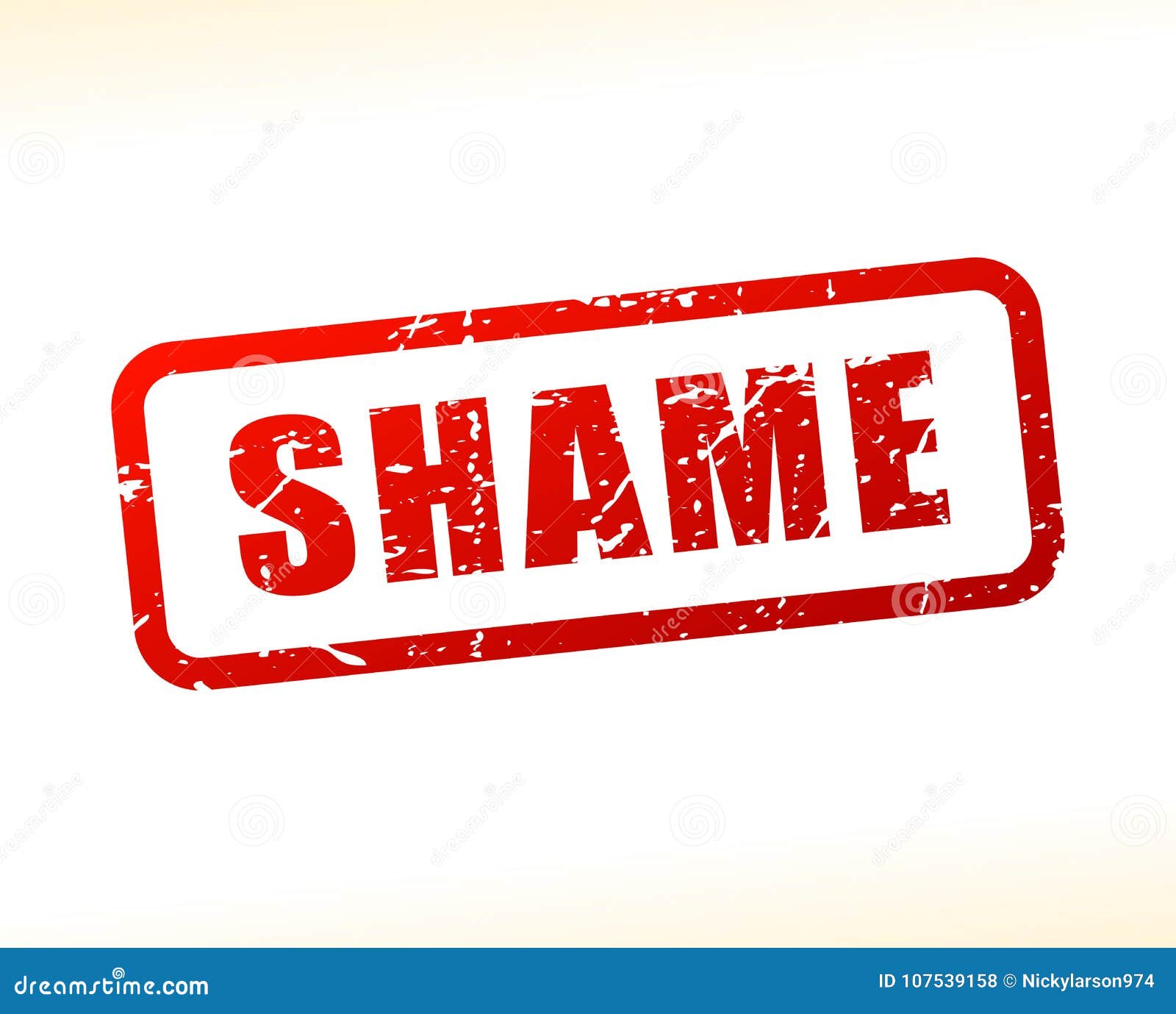 Shame red text stamp stock vector. Illustration of announcement - 107539158