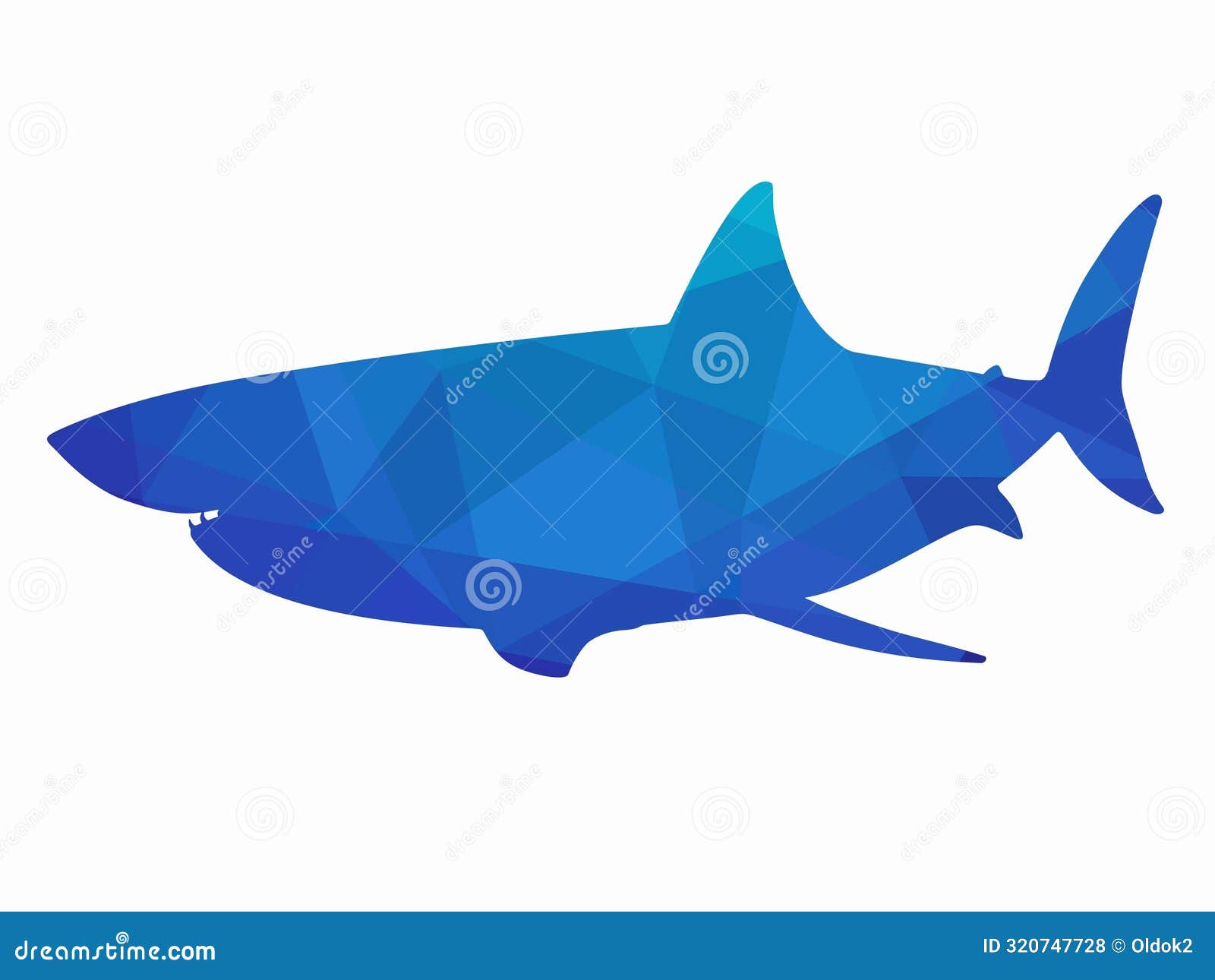 Illustration of Shark, Vector Drawing Stock Illustration - Illustration ...