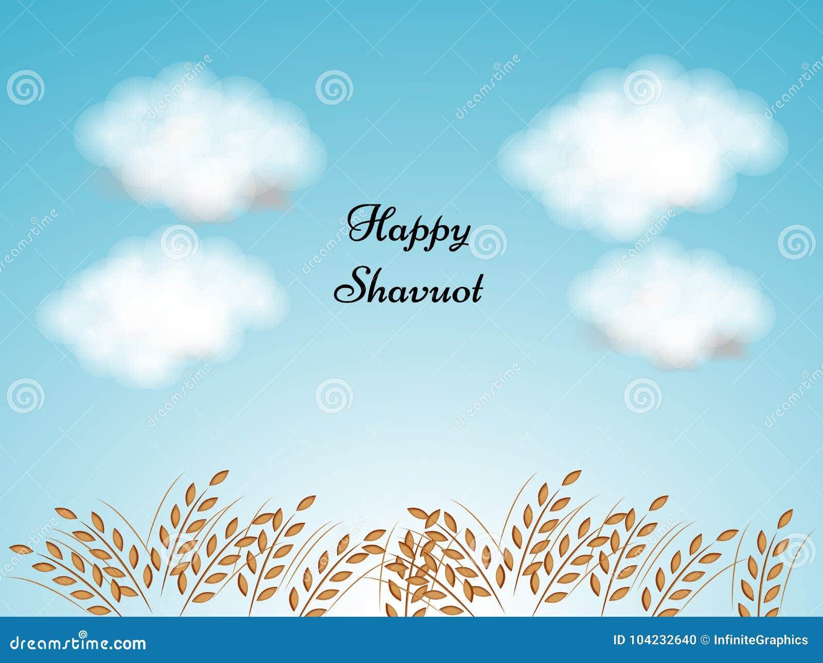 Illustration of Shavuot Background Stock Vector - Illustration of ...