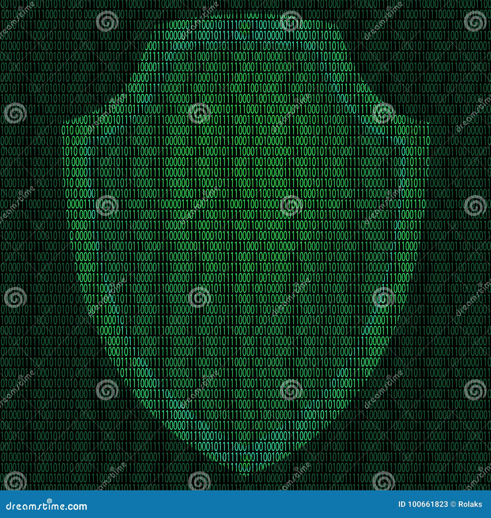 Shield of cyber security stock vector. Illustration of penetration ...