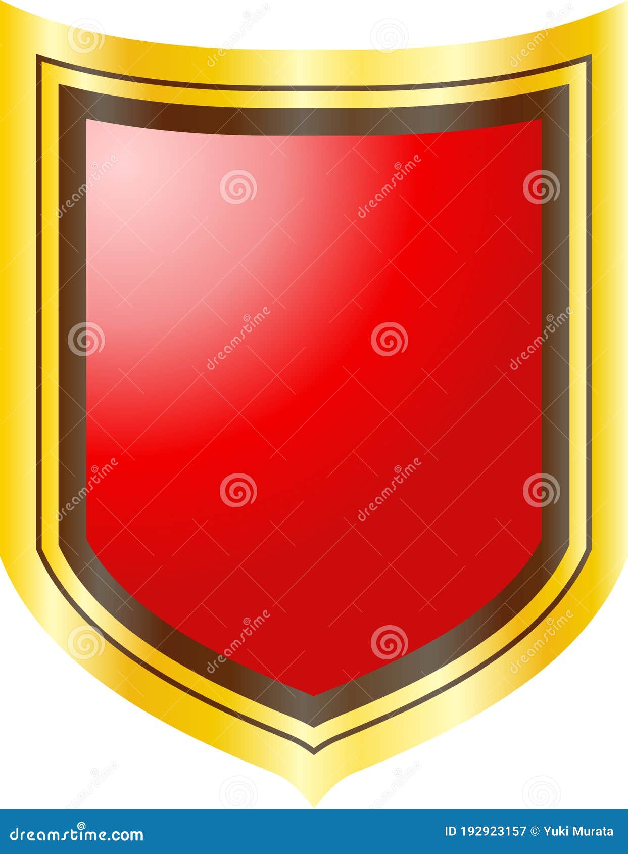 Colorful Gradation Shield Emblem Stock Vector - Illustration of ...