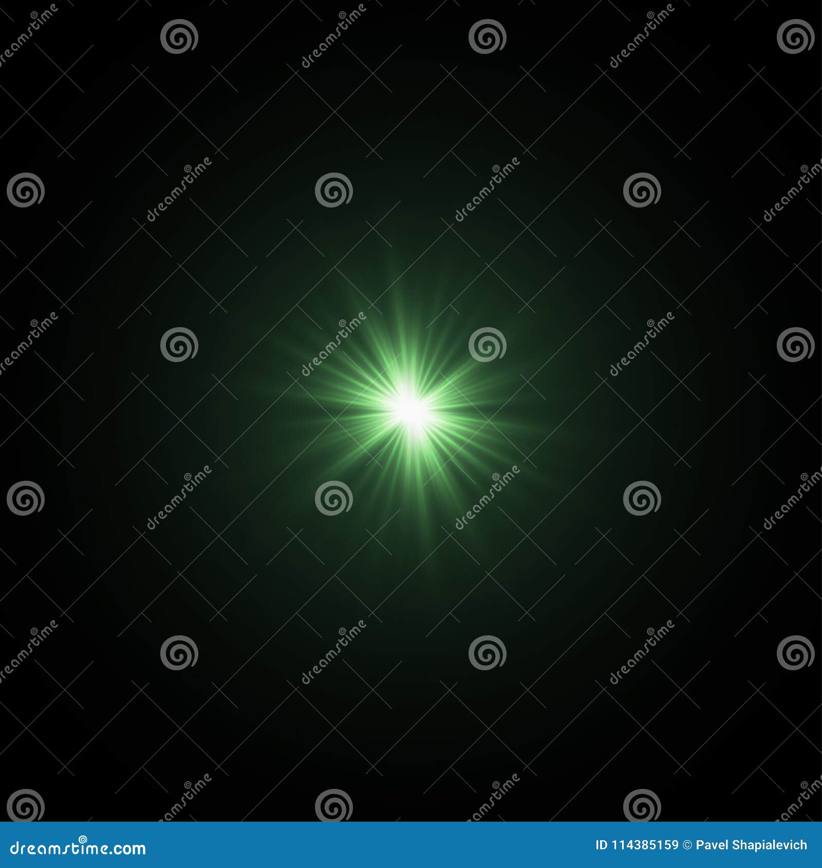 Green spark stock illustration. Illustration of entertainment - 114385159