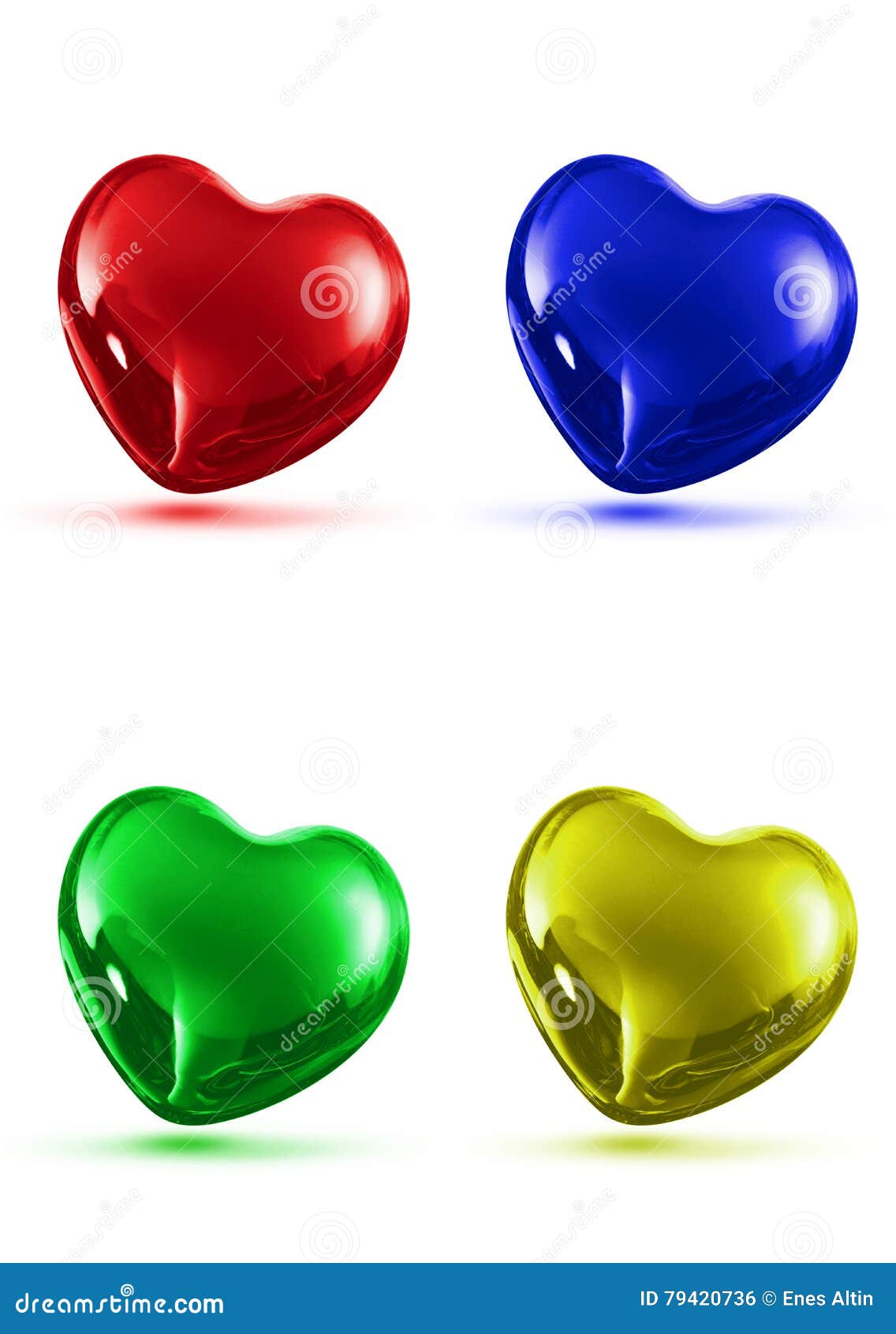 Illustration of Shiny Hearts Stock Illustration - Illustration of ...