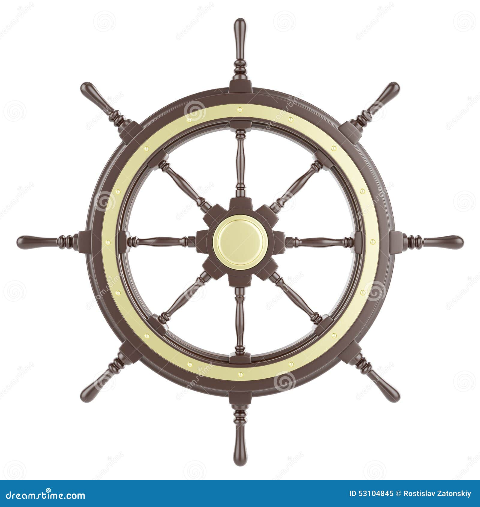 Illustration ship wheel stock illustration. Illustration of pirate ...