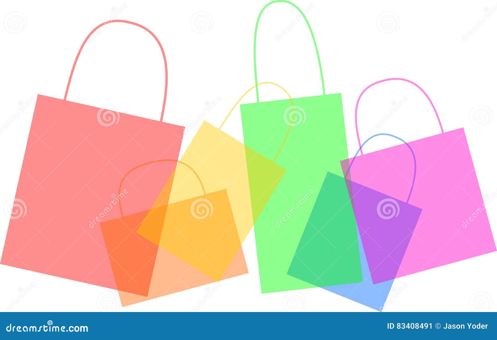 Illustration of Shopping Bags Stock Vector - Illustration of graphic ...