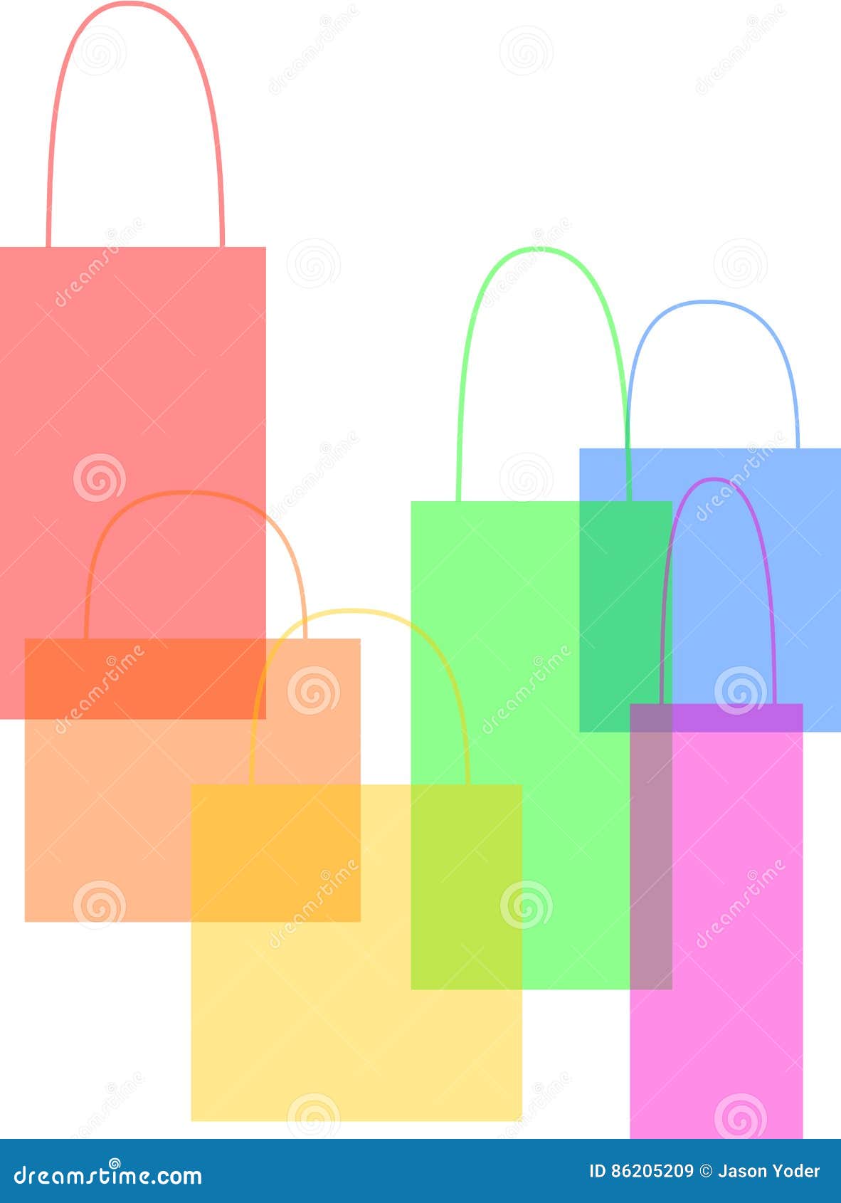 Illustration of Shopping Bags Stock Vector - Illustration of vector ...
