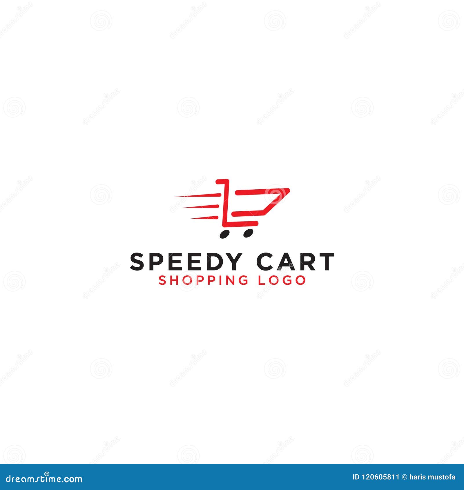 Shopping Cart Logo Design Template Stock Vector - Illustration of ...