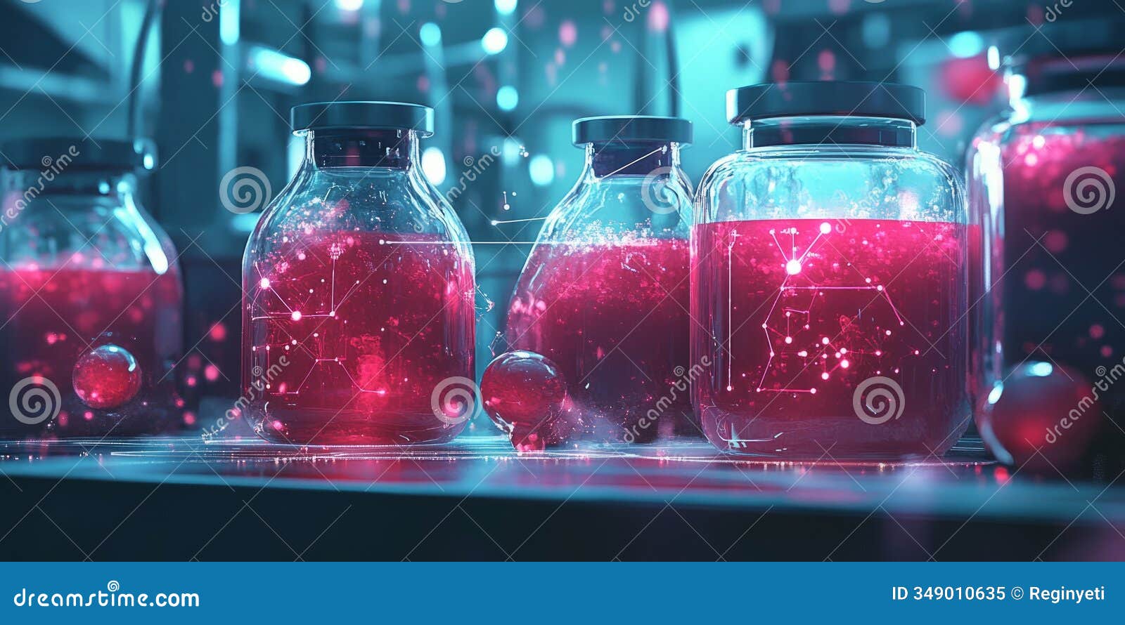 Chemical Process of Turning Fruit into Jam through Illustrations Stock ...