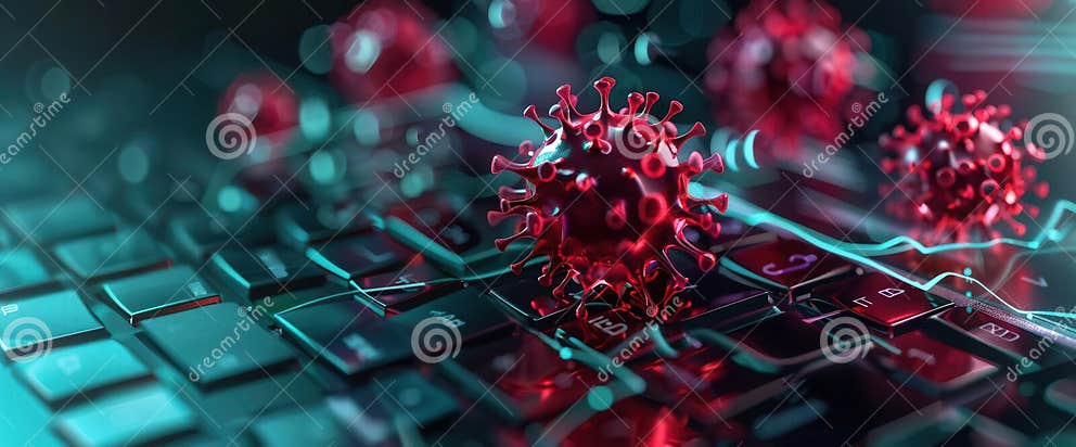 Cyber Security. Antivirus Software Protects Computers from Malware and ...