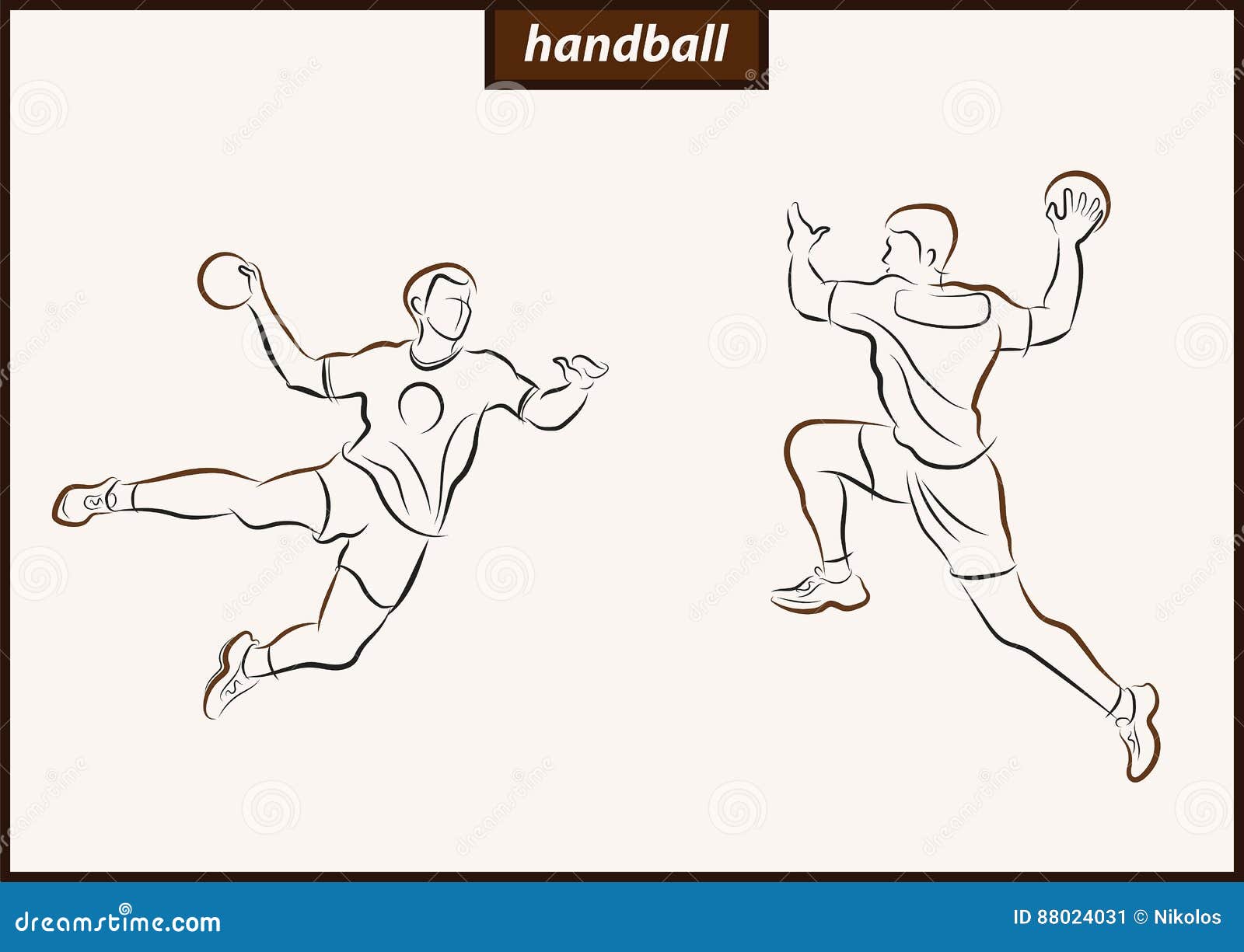 Illustration Of Handball Court Cartoon Vector | CartoonDealer.com #78202533