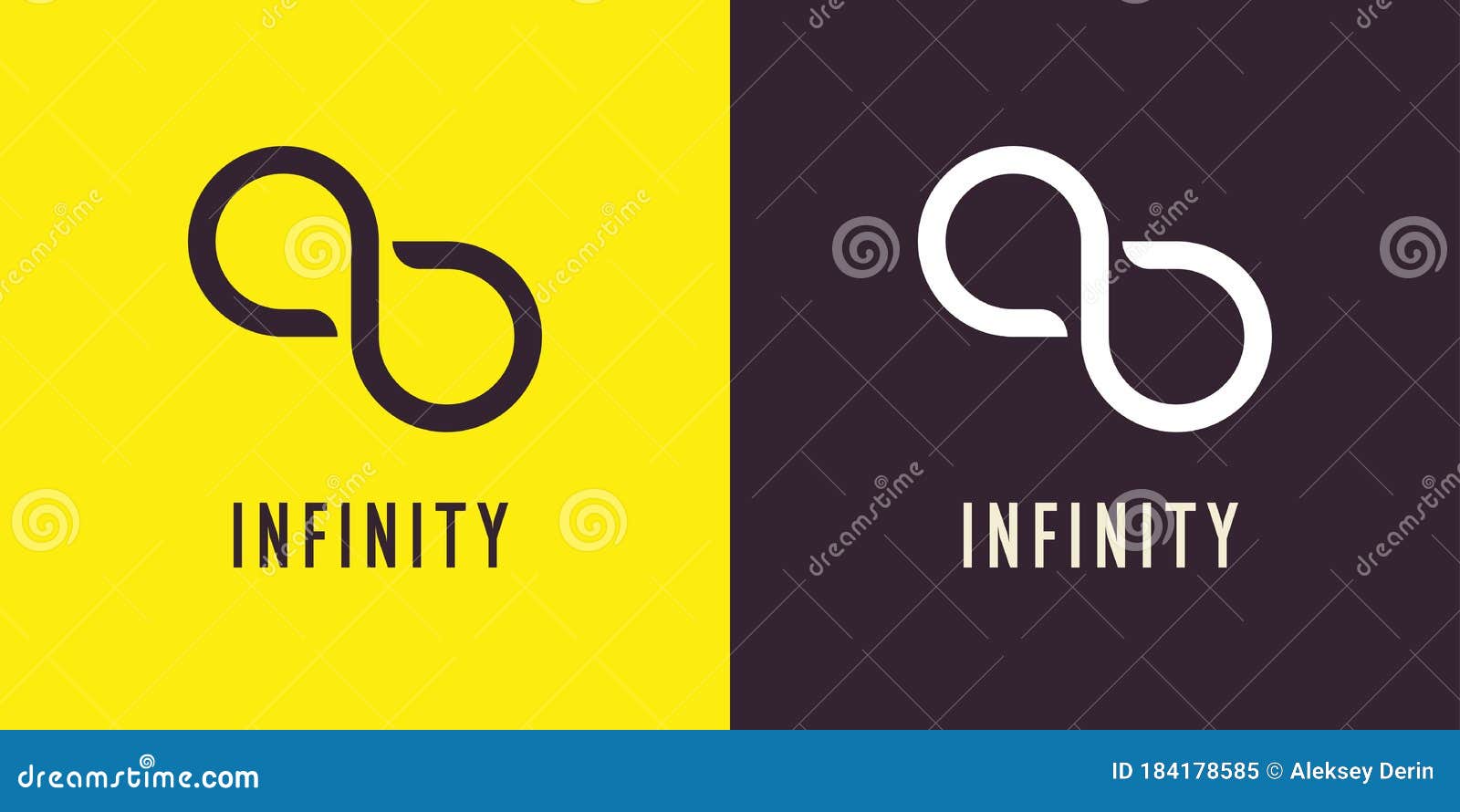 The Illustration Shows the Infinity Sign. Modern Graphics Stock Vector ...