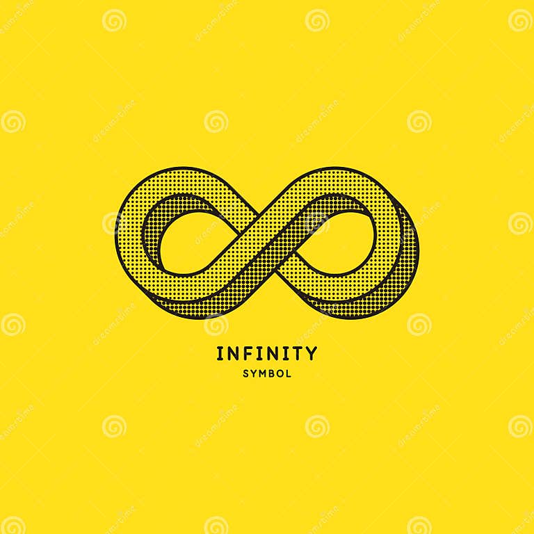 The Illustration Shows the Infinity Sign. Modern Graphics Stock Vector ...