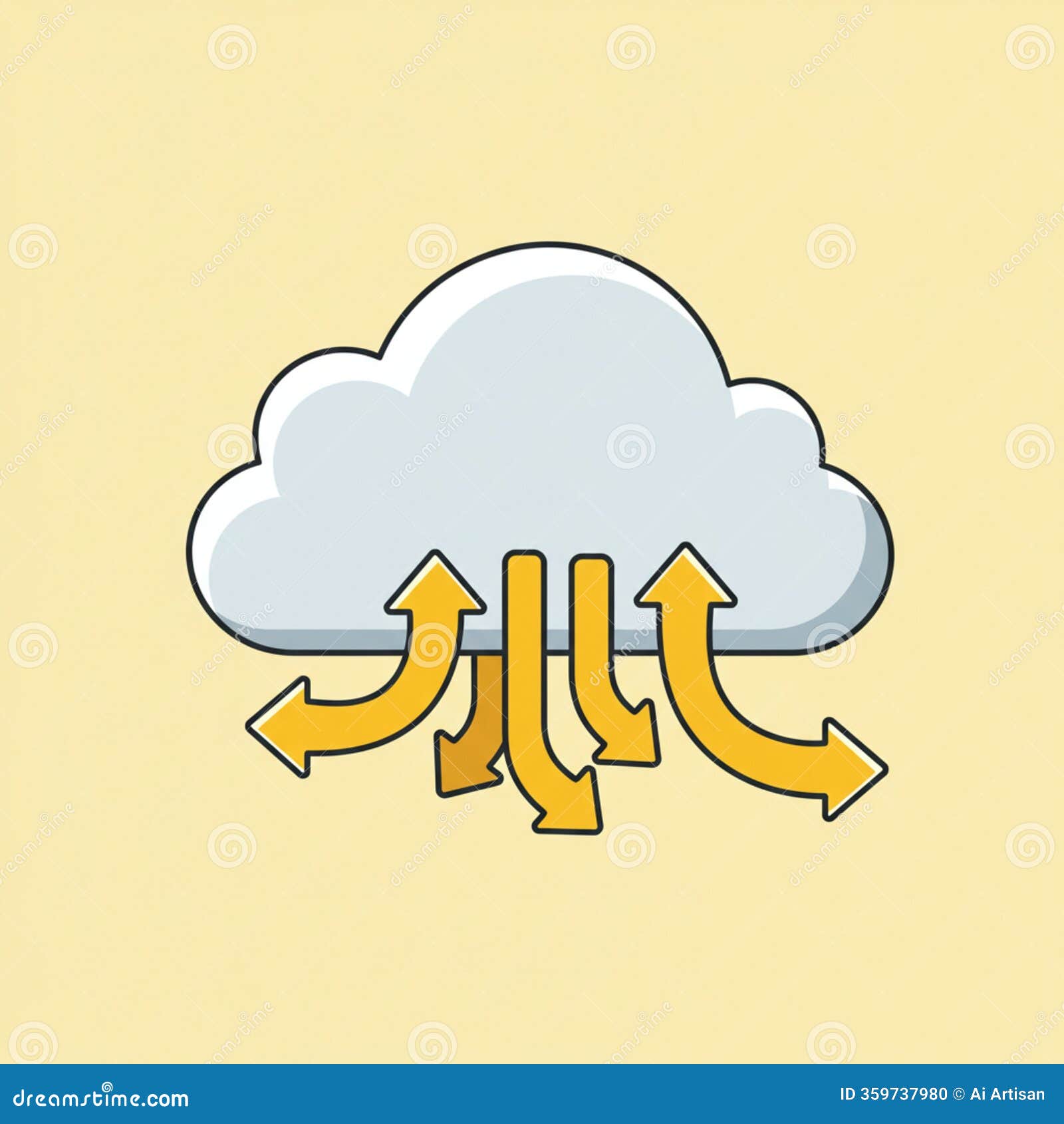 Five-pointing Outward Arrow Icons In Linear Style. Vector ...