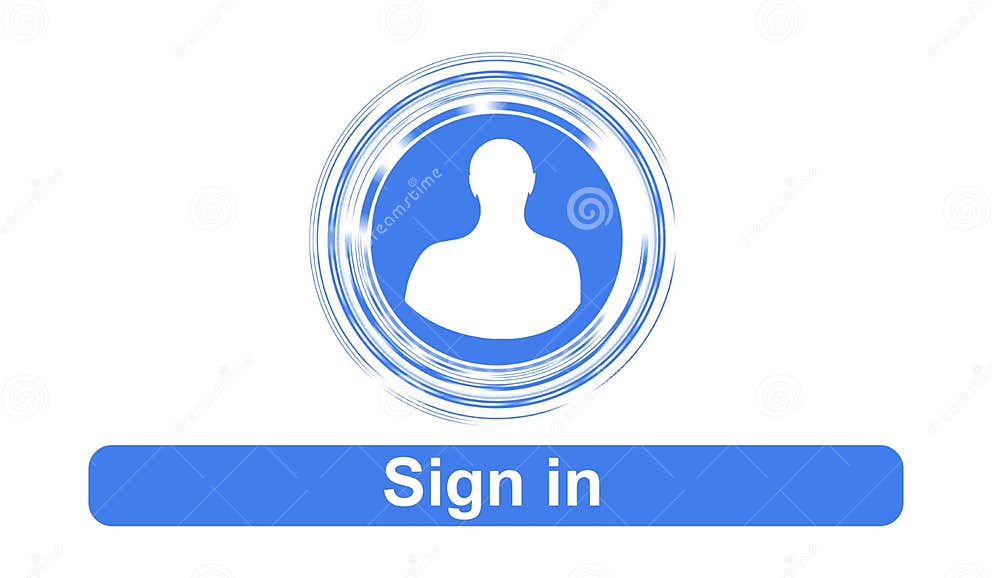 Concept of sign in stock illustration. Illustration of concept - 126935259