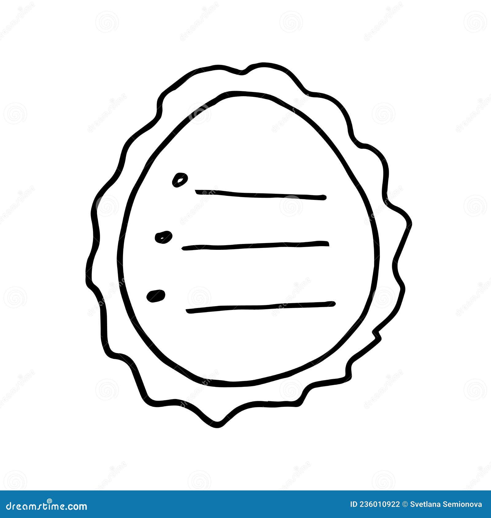 Illustration Signature Form Doodle Stock Vector - Illustration of ...