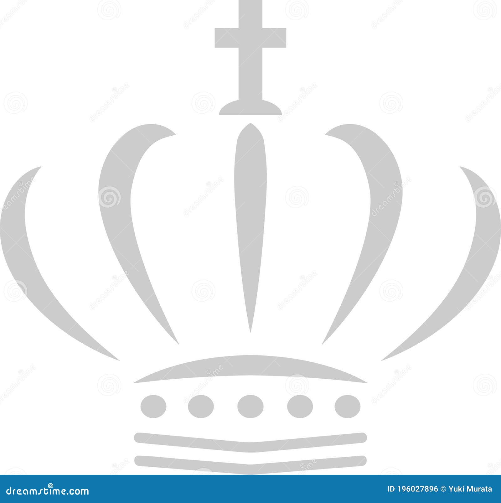 Illustration of Silver Crown Stock Vector - Illustration of awards ...