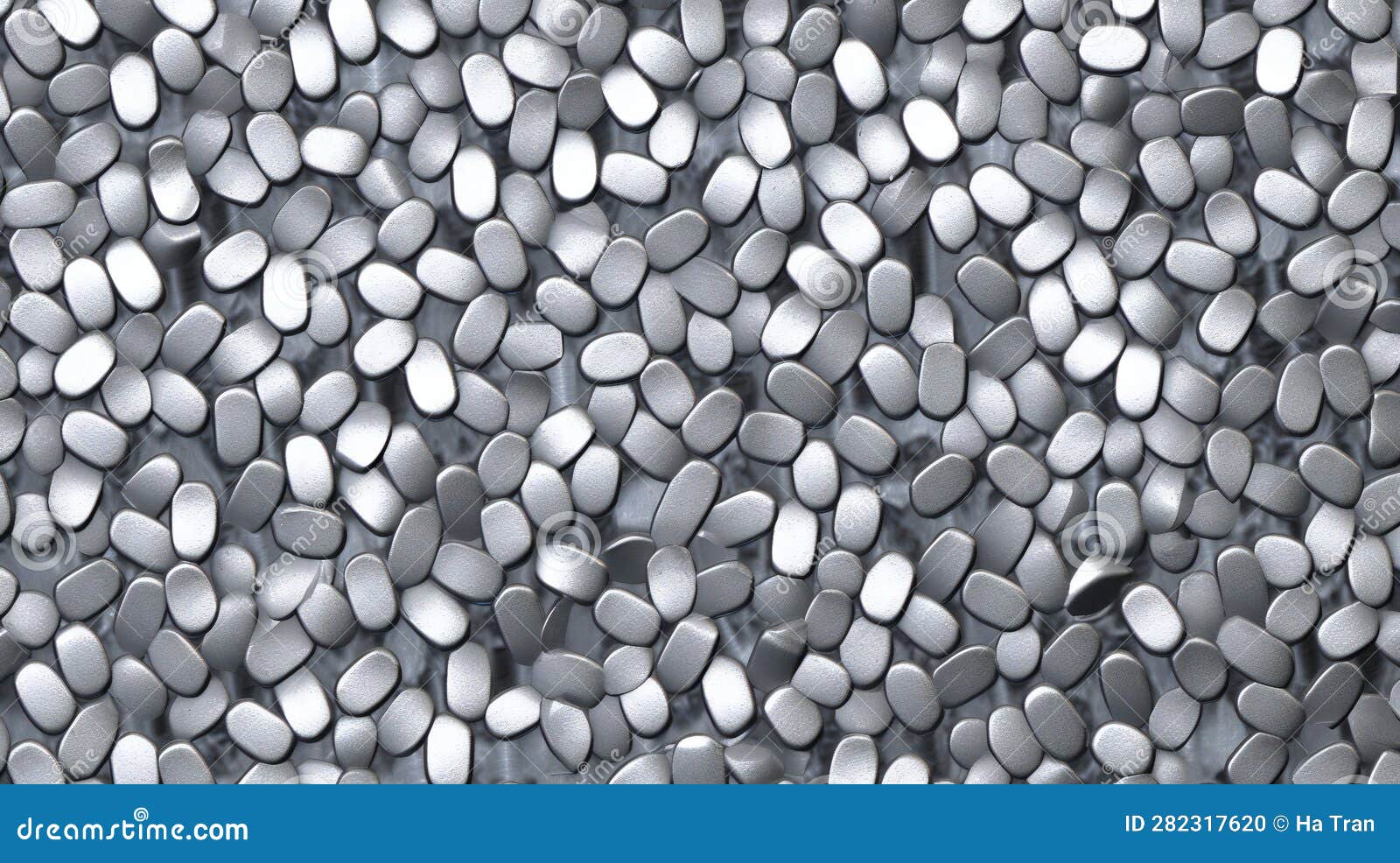 Silver Metallic Background, Seamless Texture Stock Illustration ...