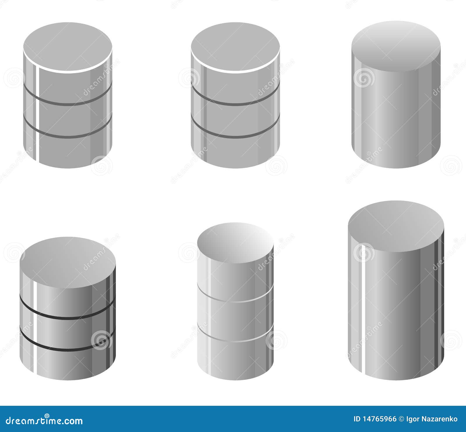 Illustration of Simple Database Representat Stock Vector - Illustration ...