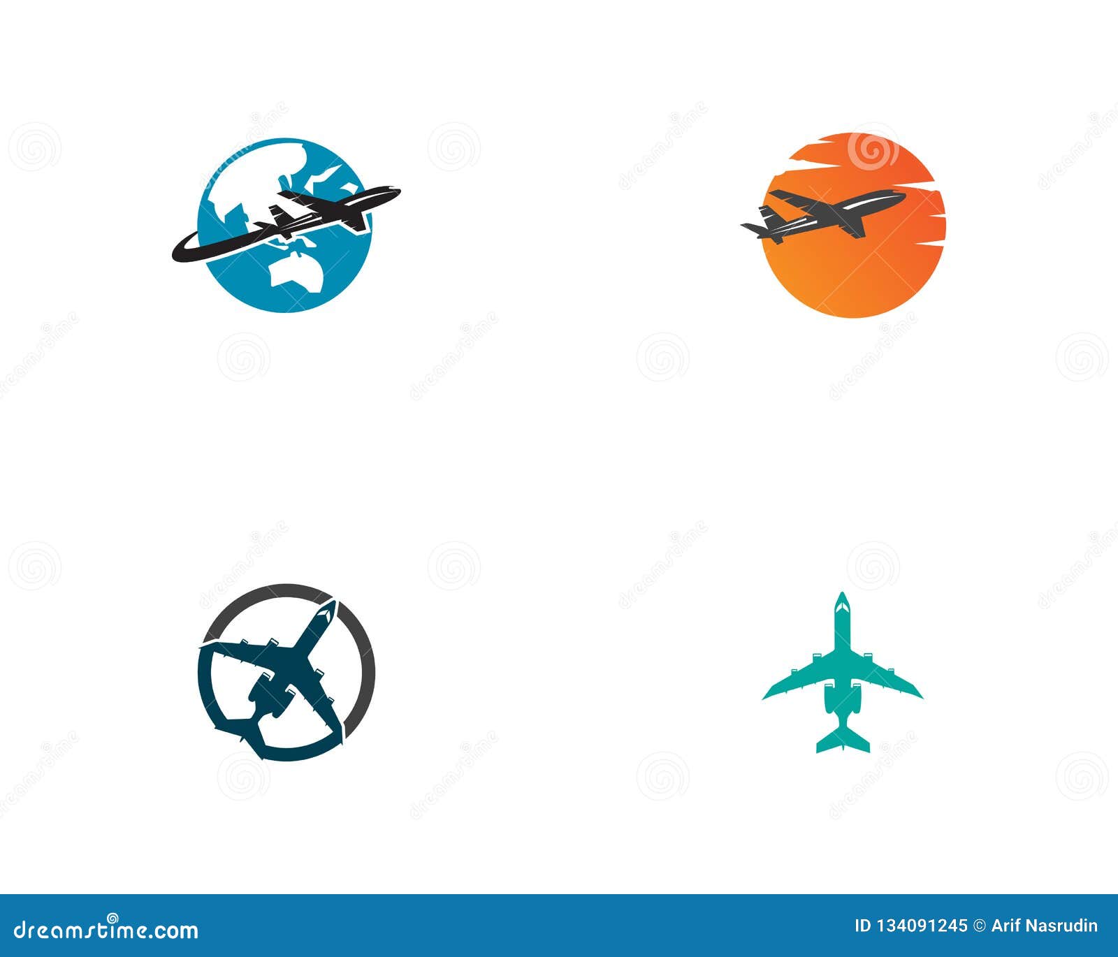 Illustration Simple De Logo D'avions Illustration Stock - Illustration ...