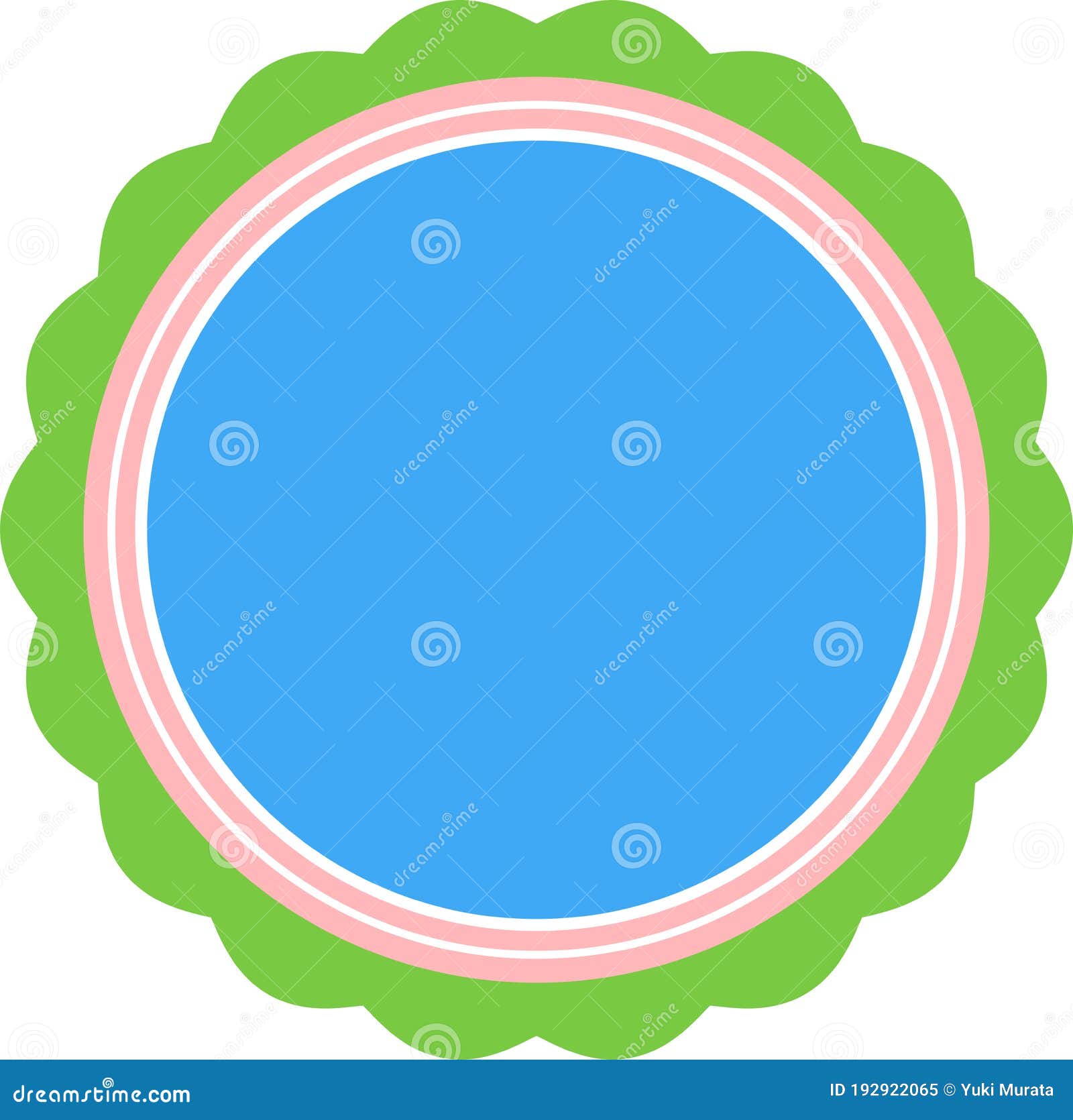 Colorful Simple Emblem Mark Stock Vector - Illustration of medal ...