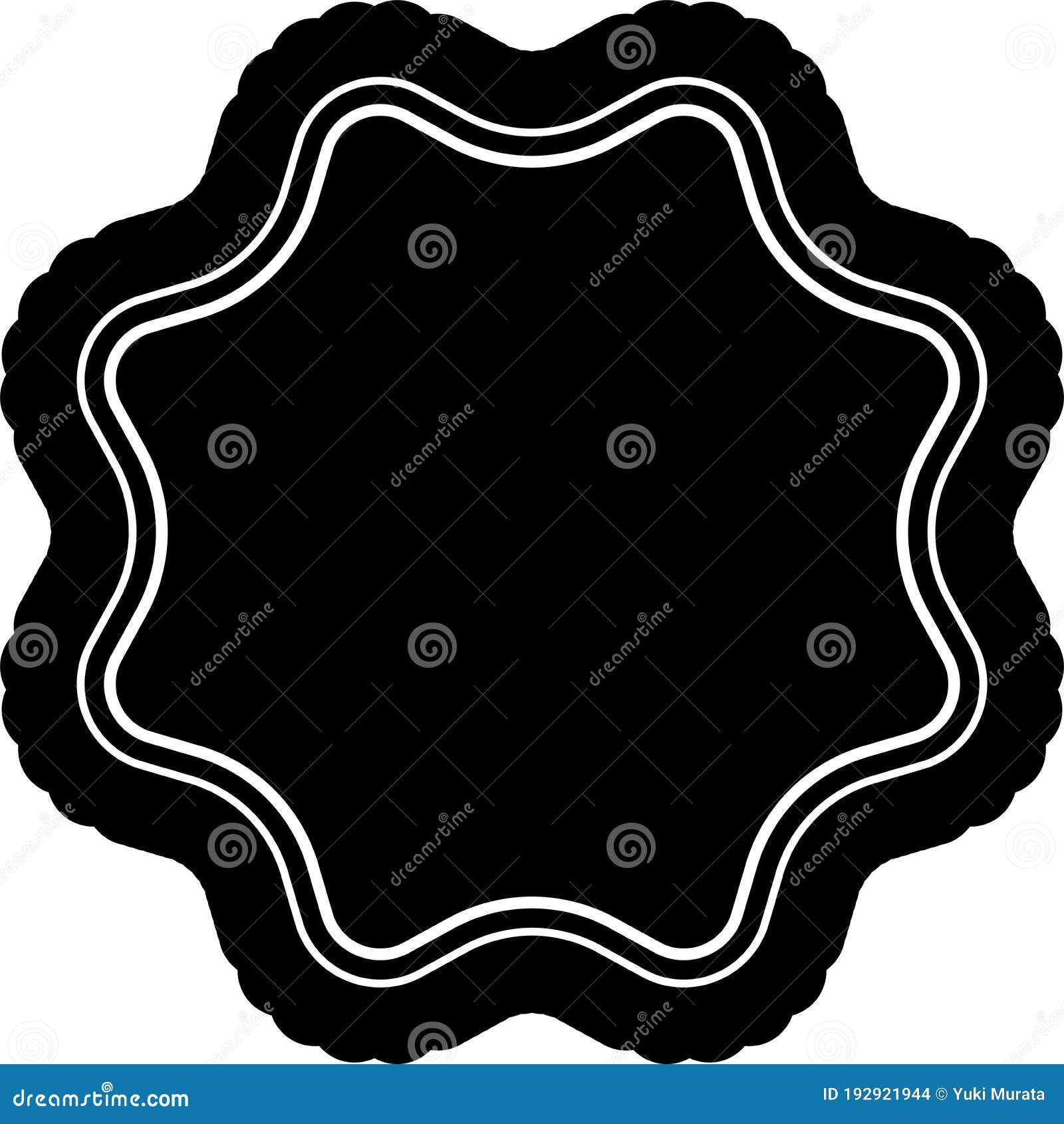 Monochrome Simple Emblem Mark Stock Vector - Illustration of sign ...