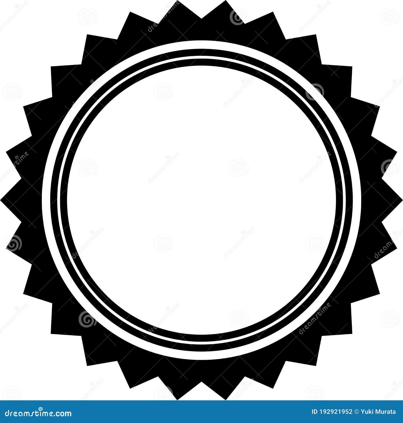 Monochrome Simple Emblem Mark Stock Vector - Illustration of vector ...