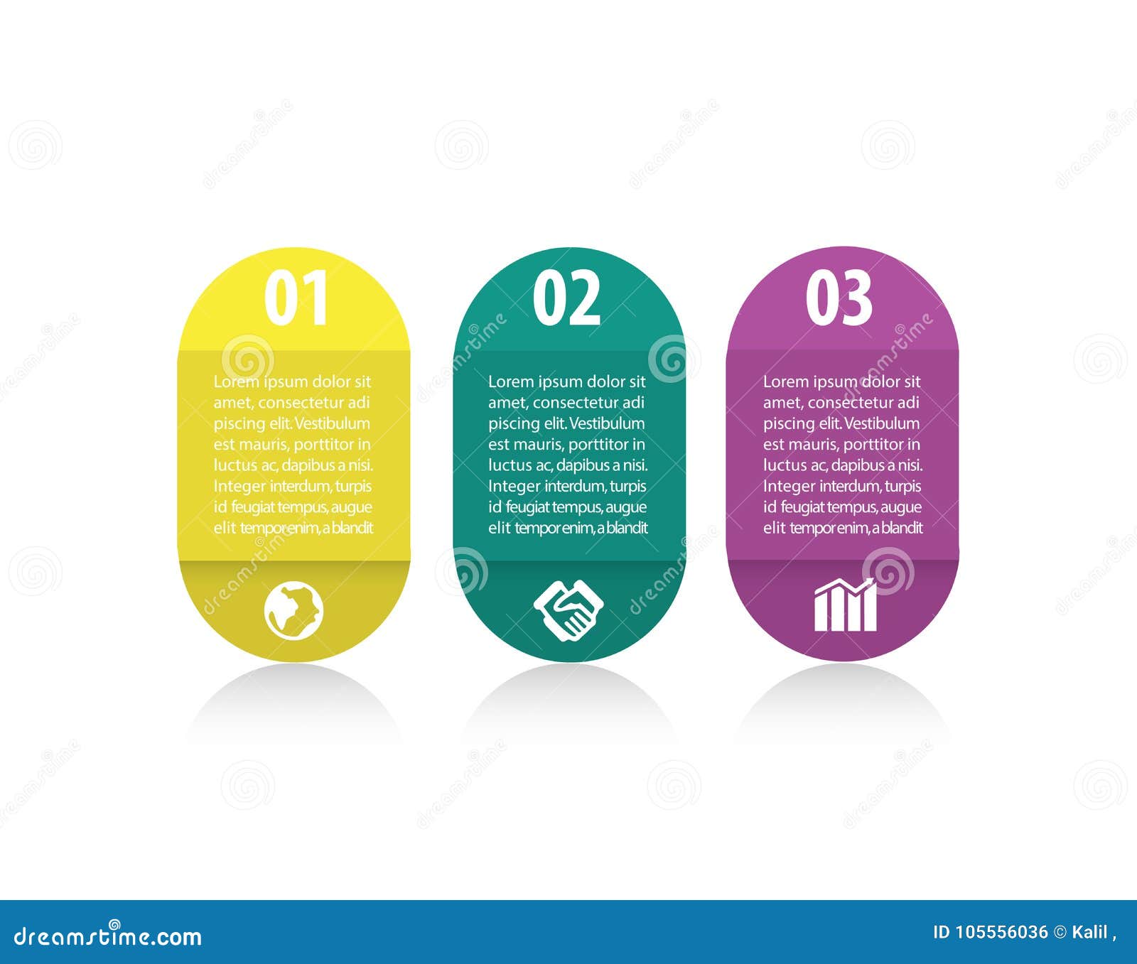 Illustration of Simple Infographic Stock Vector - Illustration of ...