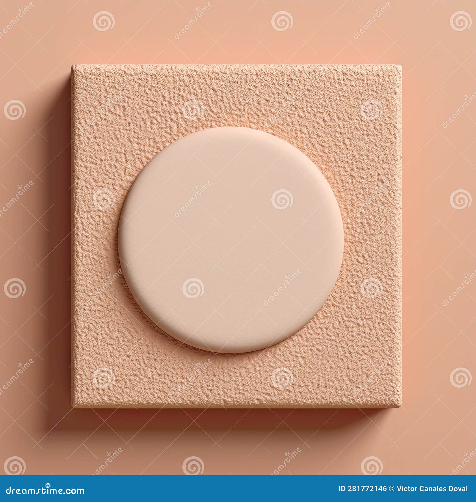 Illustration of Simple Minimalist Texture Art Featuring Beige Shapes ...