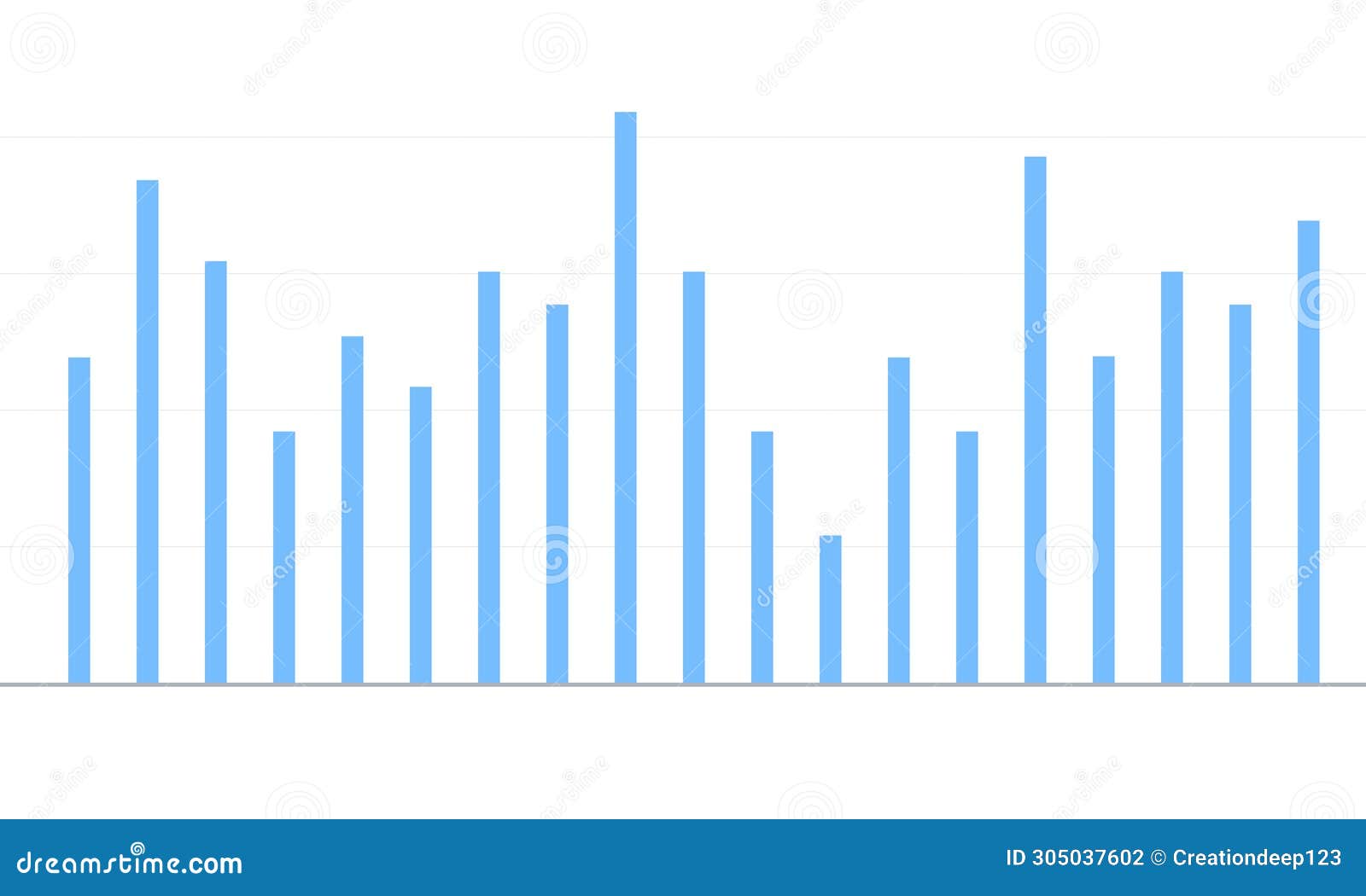 Illustration of Simple Statistic Graph. Financial, Account, Statistics ...