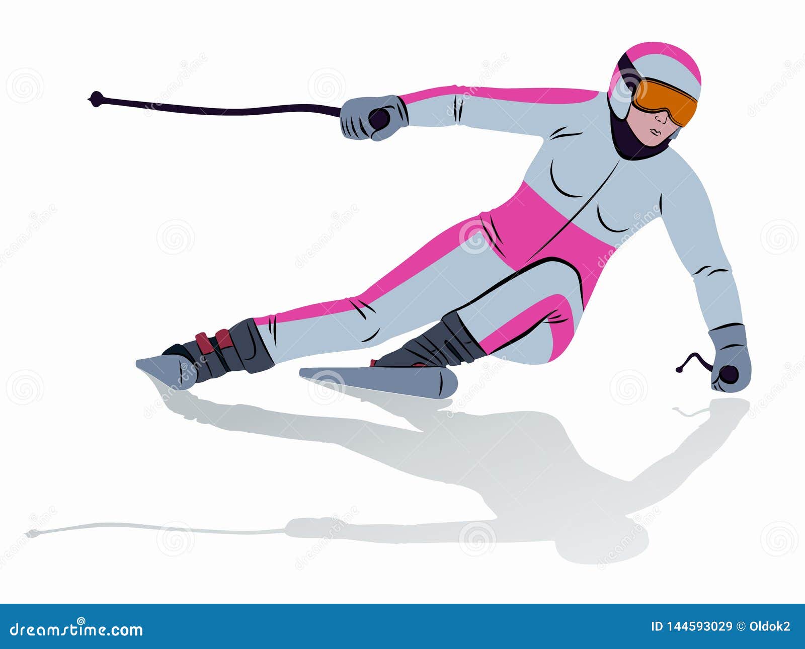 Ski Racer Clipart