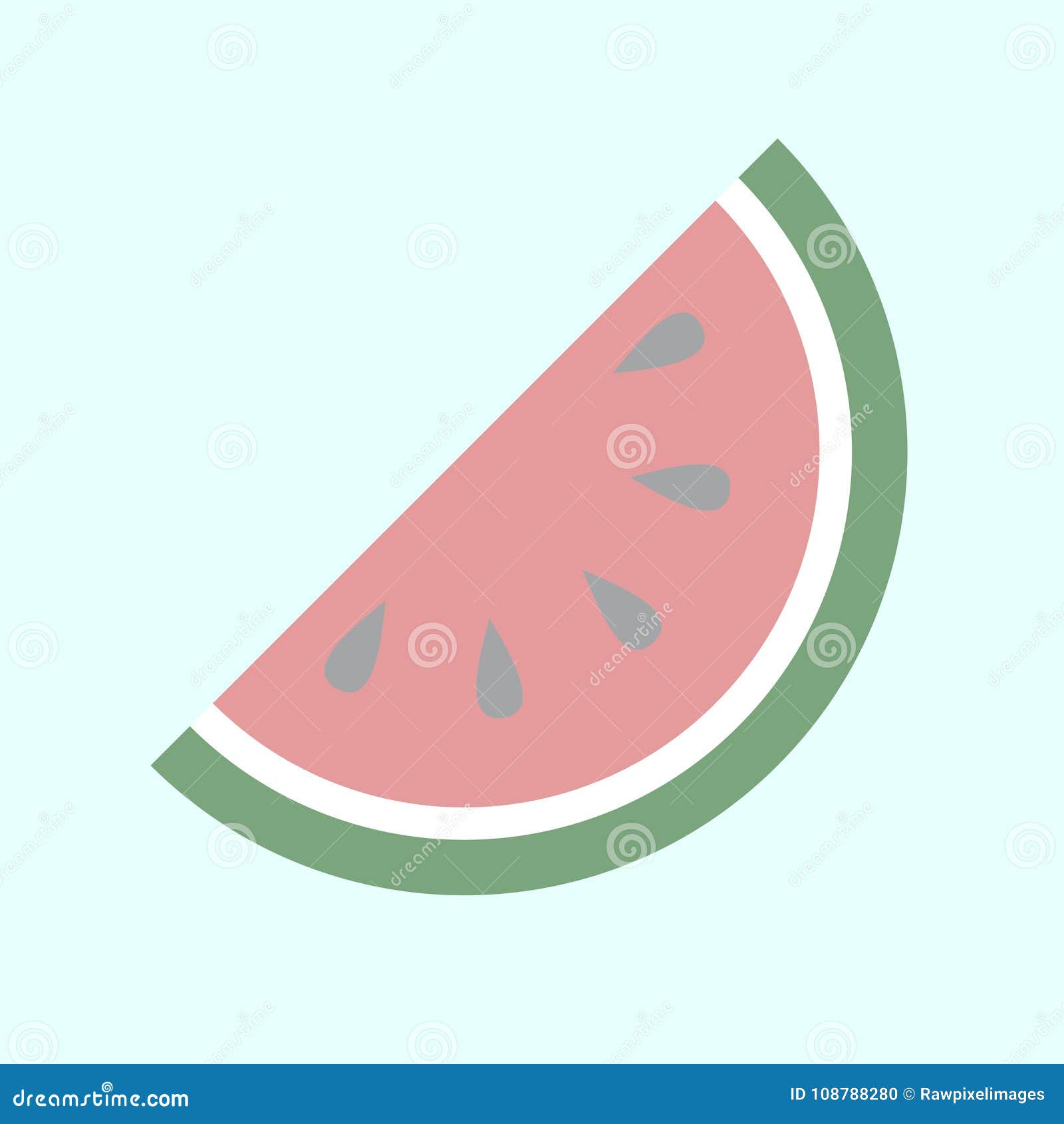 Slice Of Watermelon Pixel Art Pattern Seamless. 8 Bit Red Melon ...
