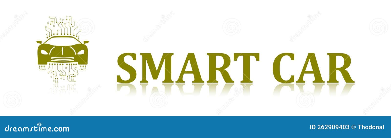 Concept of smart car stock illustration. Illustration of business ...