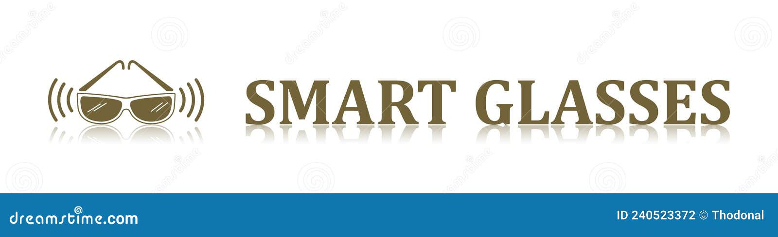 Concept of smart glasses stock illustration. Illustration of ...