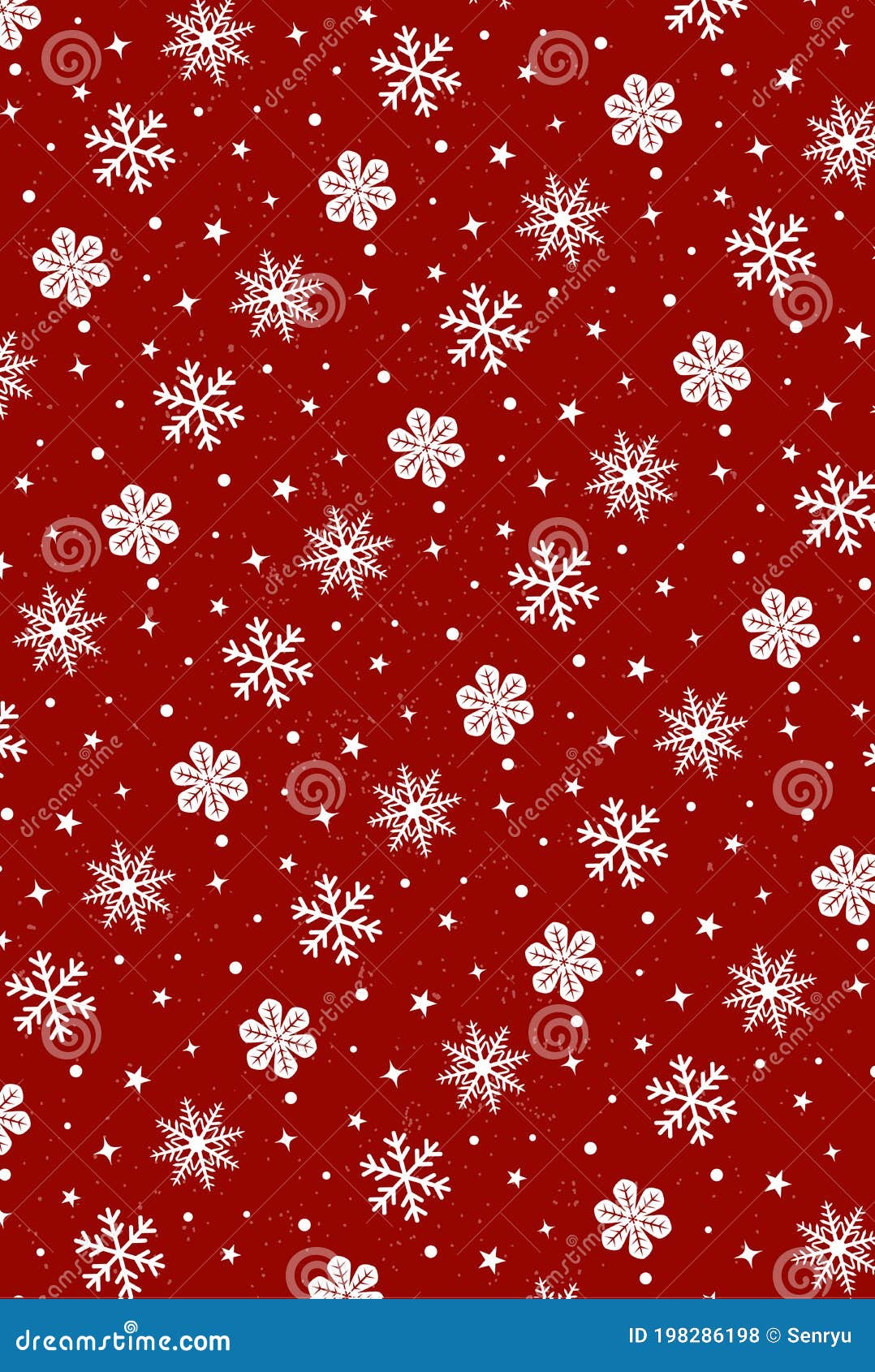 Snow Crystal Pattern Background Red Stock Vector - Illustration of ...
