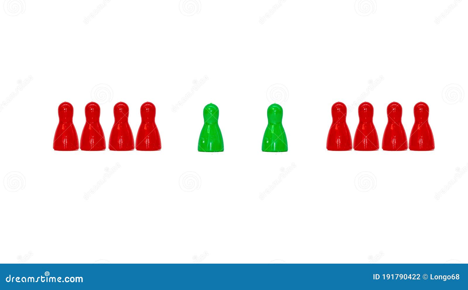 Illustration of Social Distance with the Help of Game Figures Stock ...