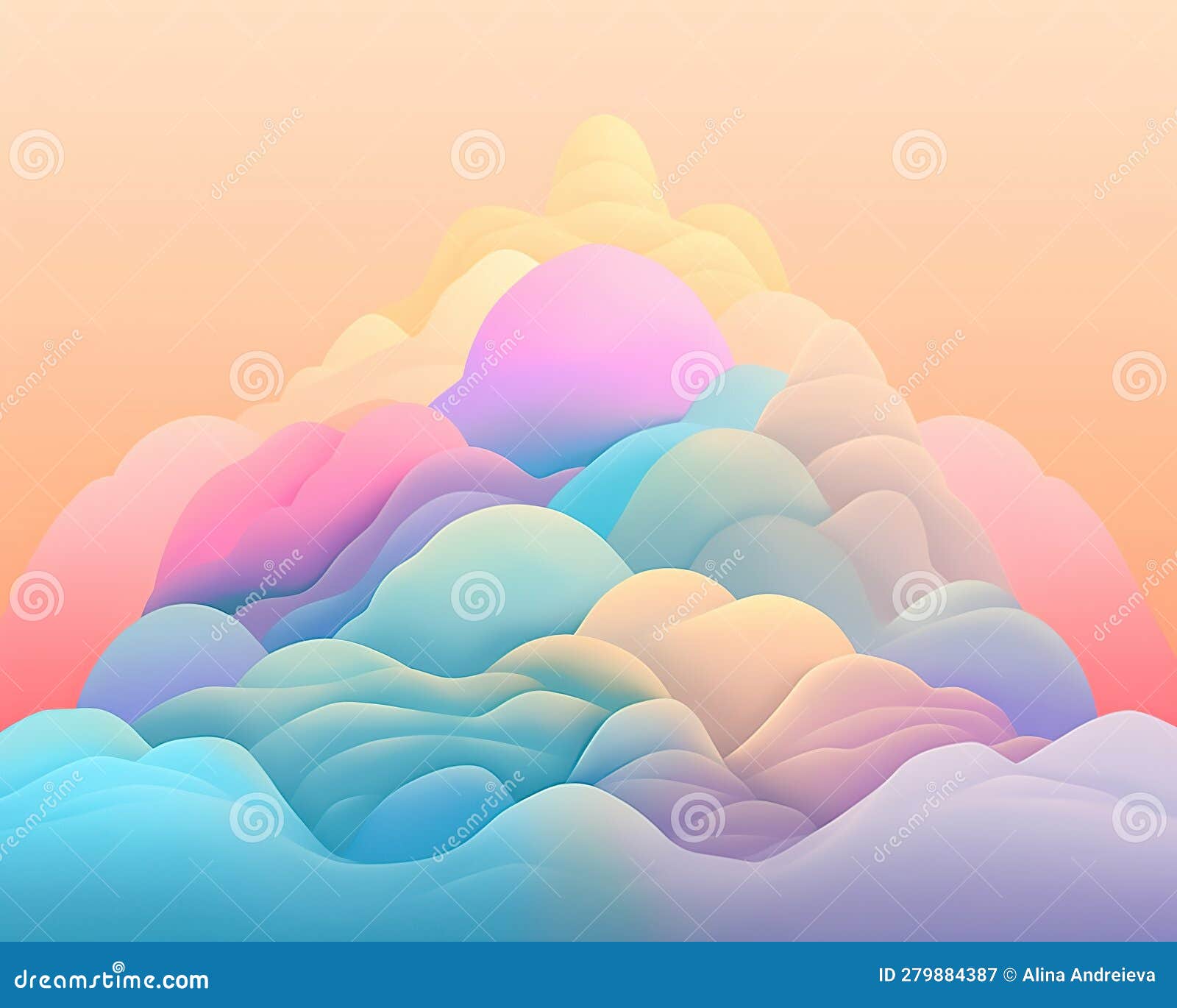 Illustration of Soft Gradient Background Stock Illustration ...