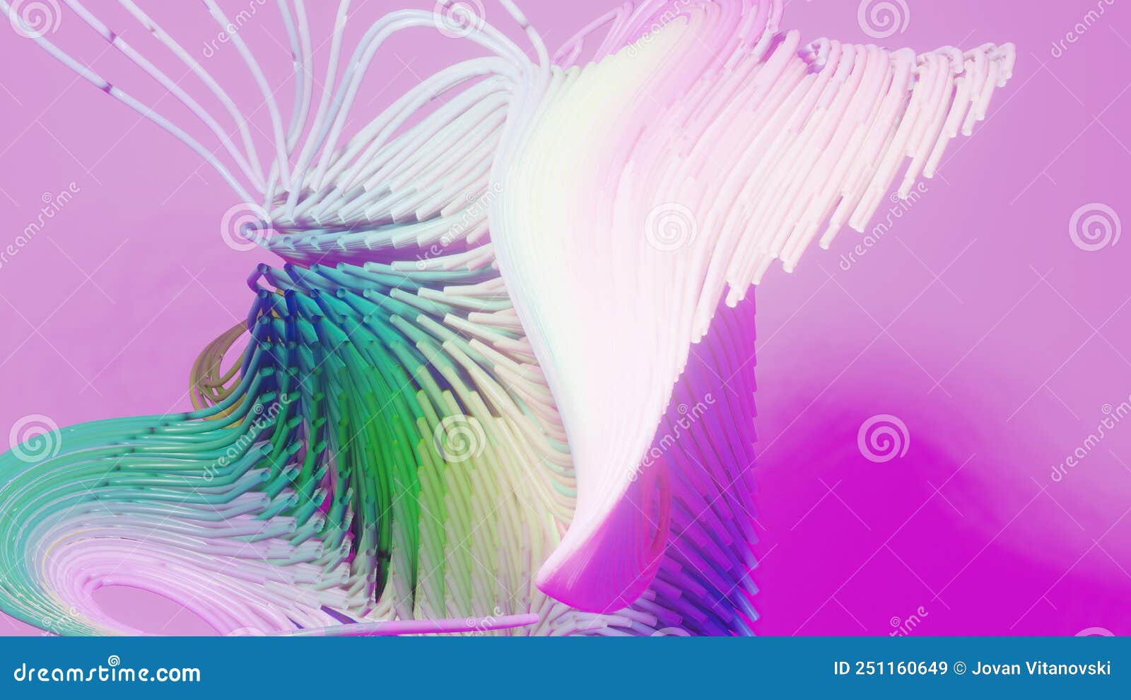 Illustration - Soft Wavy Shapes. Trendy Modern Abstract Background ...