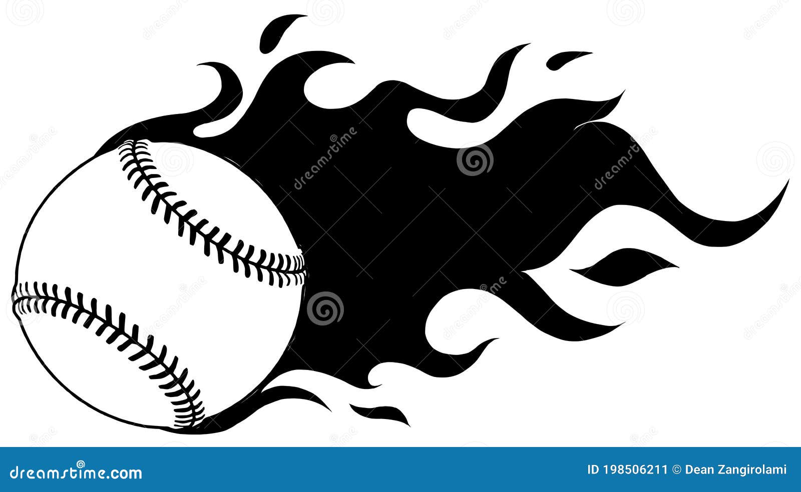 Illustration Of A Softball Woman Player, Vector Drawing | CartoonDealer ...